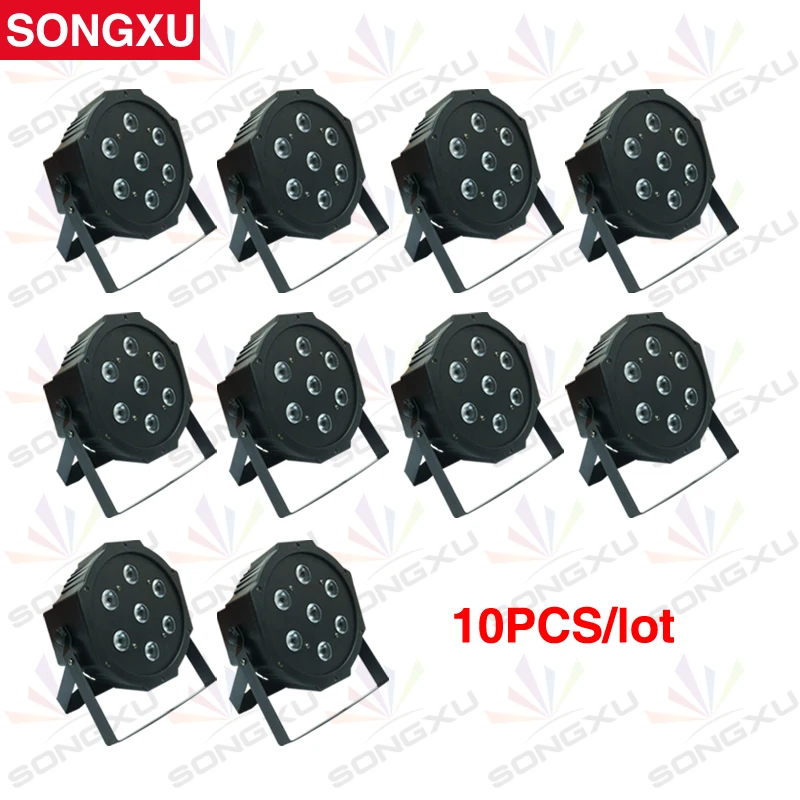 SONGXU luz Par LED 4 en 1 de alta potencia, 7x10w, RGBW, latas para ...