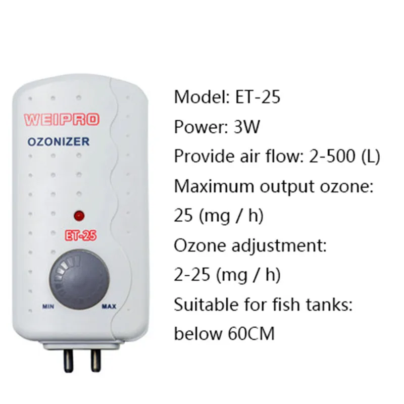 Adjustable Aquarium Ozonizer Aquarium Ozone Generator Ozone ...
