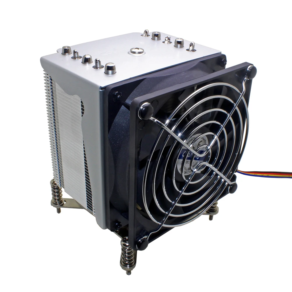 3u 4u Server Cpu Cooler 5 Heat Pipe 9225 Cooling Fan For Intel Xeon Lga ...