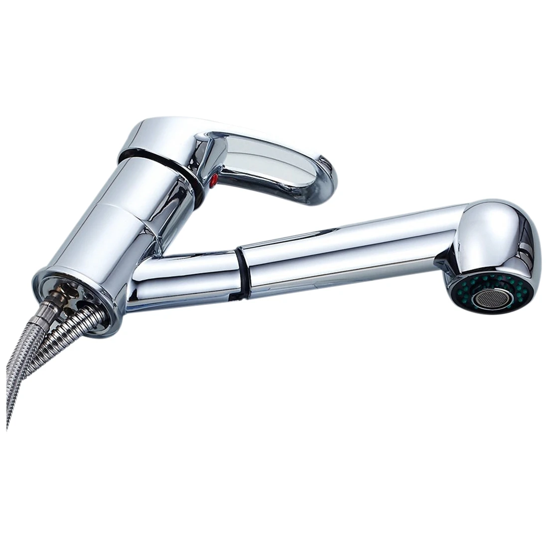 Modern High Pressure Chrome Single Lever Faucet Tap with Pull out ...