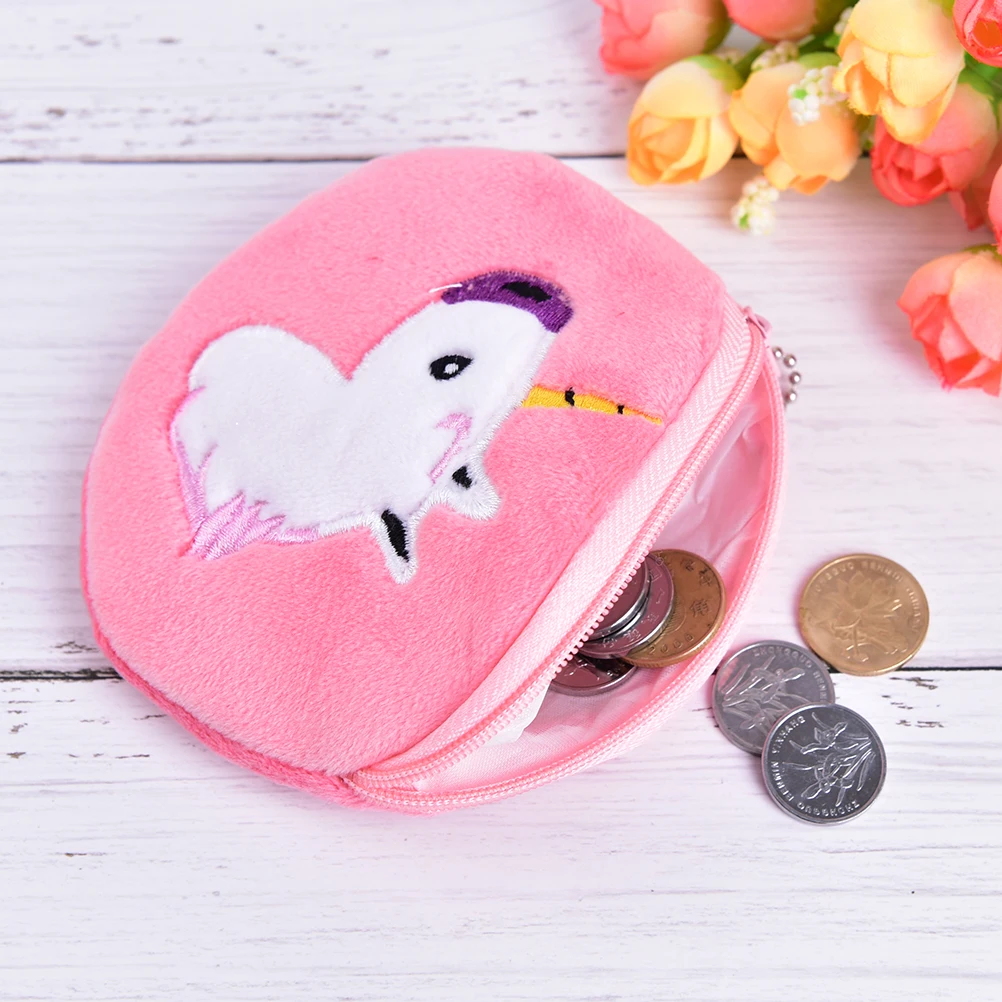 Красочный Единорог молния плюшевый Кошелек для монет для девочек ...