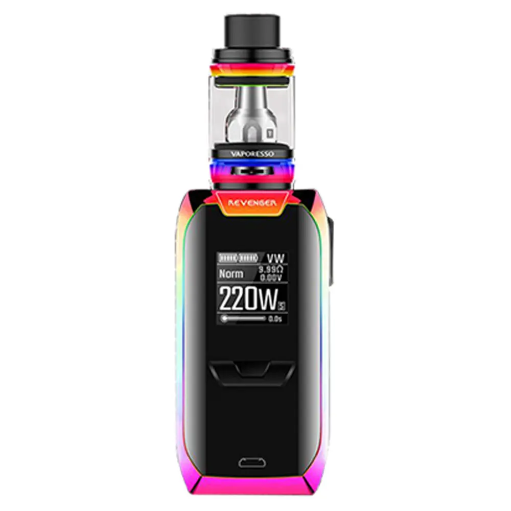 Original 220W Vaporesso Revenger Kit With 5ml /2ml NRG Tank & Huge 0.96 ...