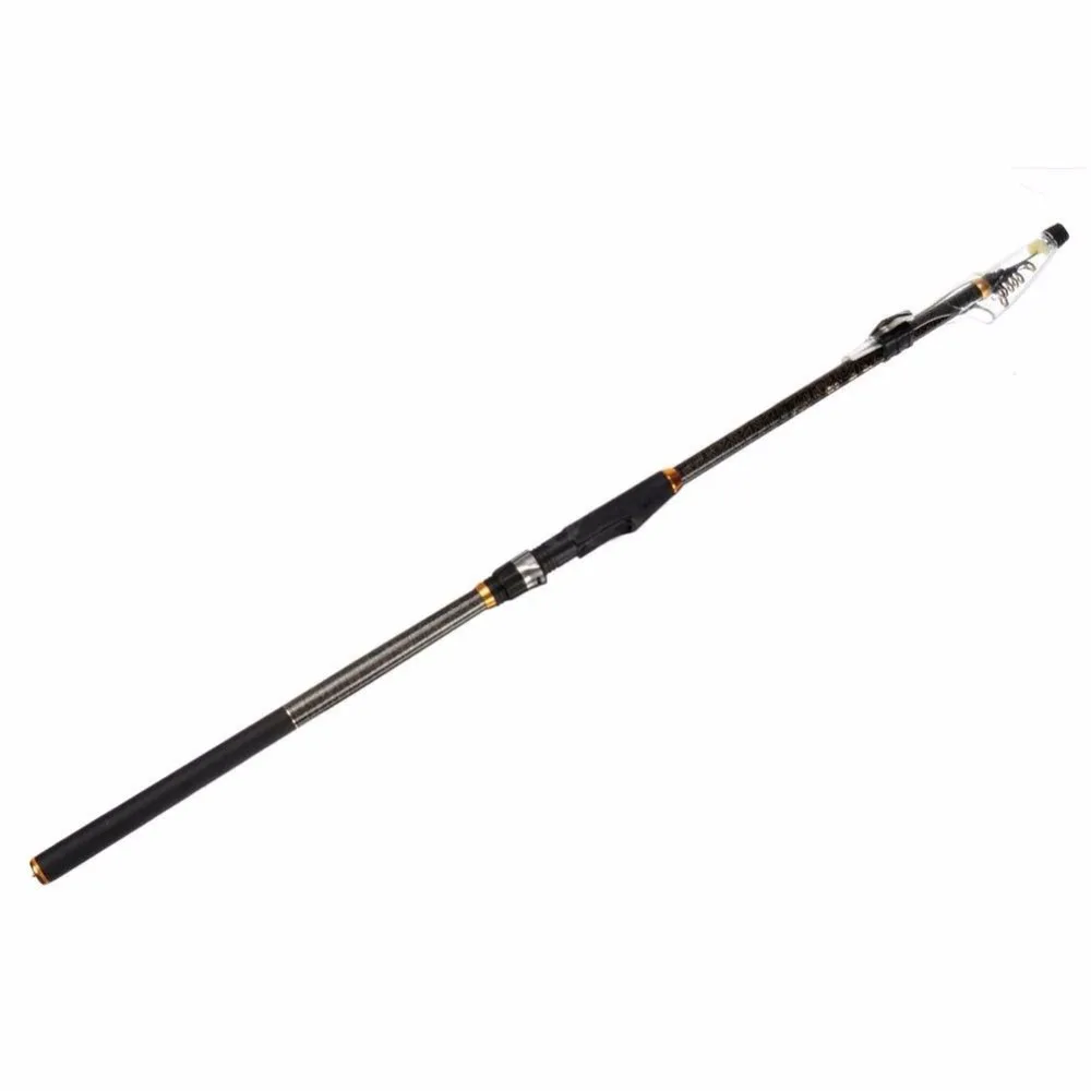 6.3m Portable Carbon Fiber Telescopic Spinning Casting Poles Fishing ...