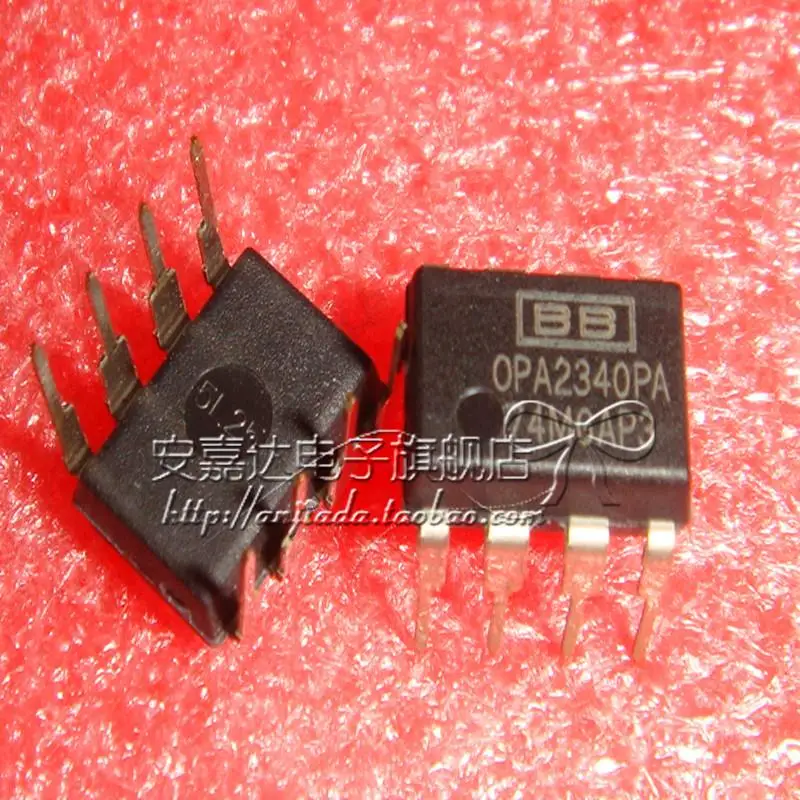 5pcs/lot Two single supply, rail to rail op amp OPA2340 OPA2340P ...