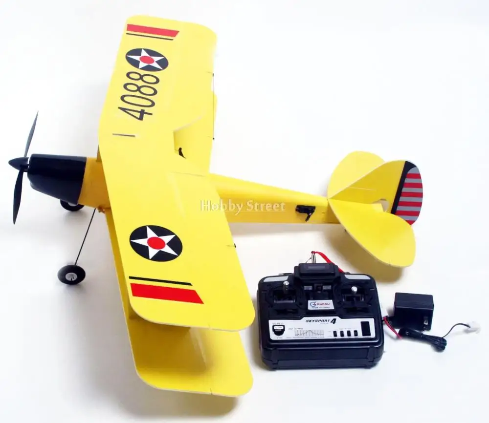 Tiger Moth EPS 800mm Brushless motor Warbird RC Model Airplane full set ...