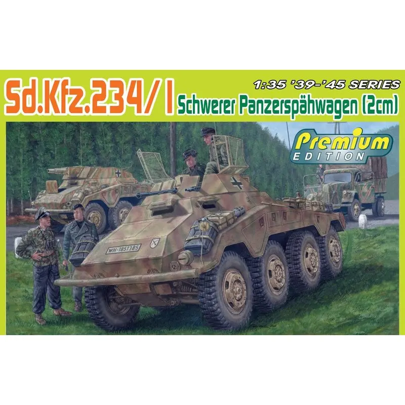 DRAGON-6879-1-35-Sd-Kfz-234-1-Schwerer-Panzersp-hwagen-2cm-Scale-Model ...