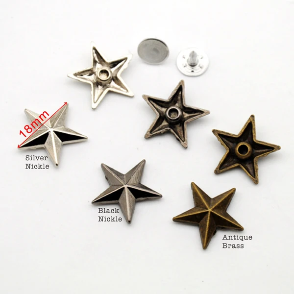 Brass Rivet With Star at Dina Mcalpin blog