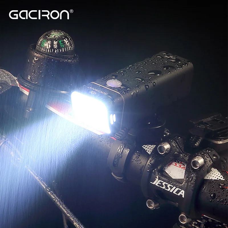 Gaciron 600 Lm Cycling Bicycle Light With Wire Control Waterproof Mtb ...