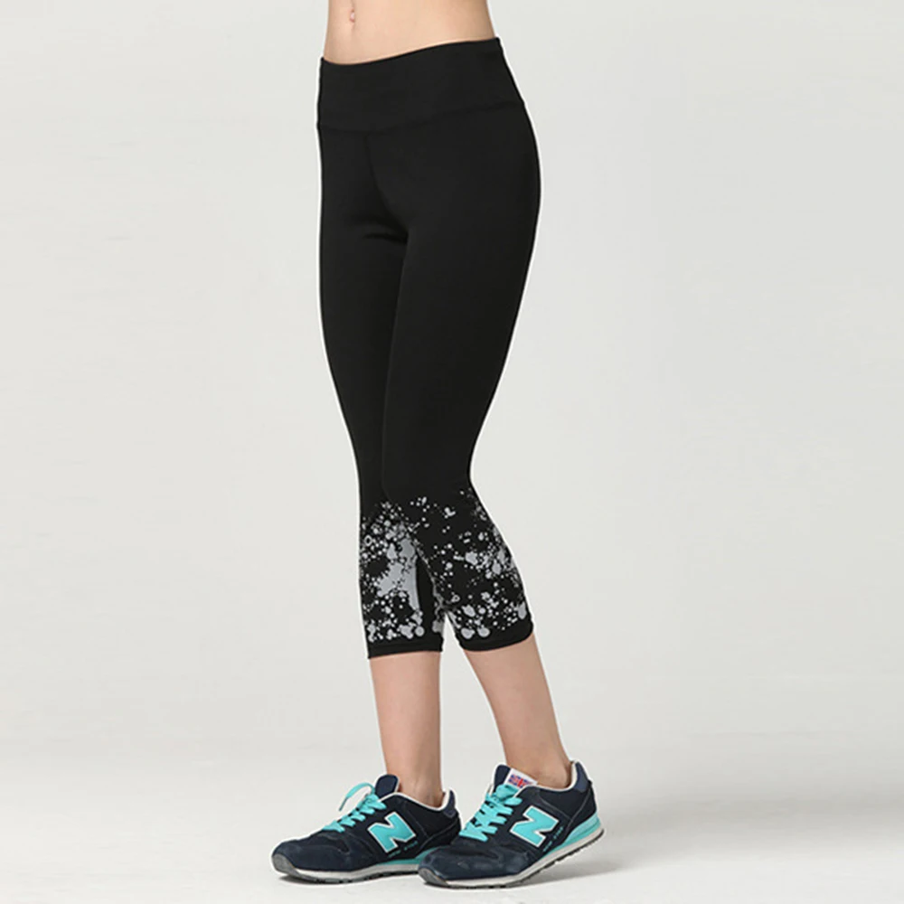 2017 New Leisure Fitness Women Leggings Stretch Fast Dry Night