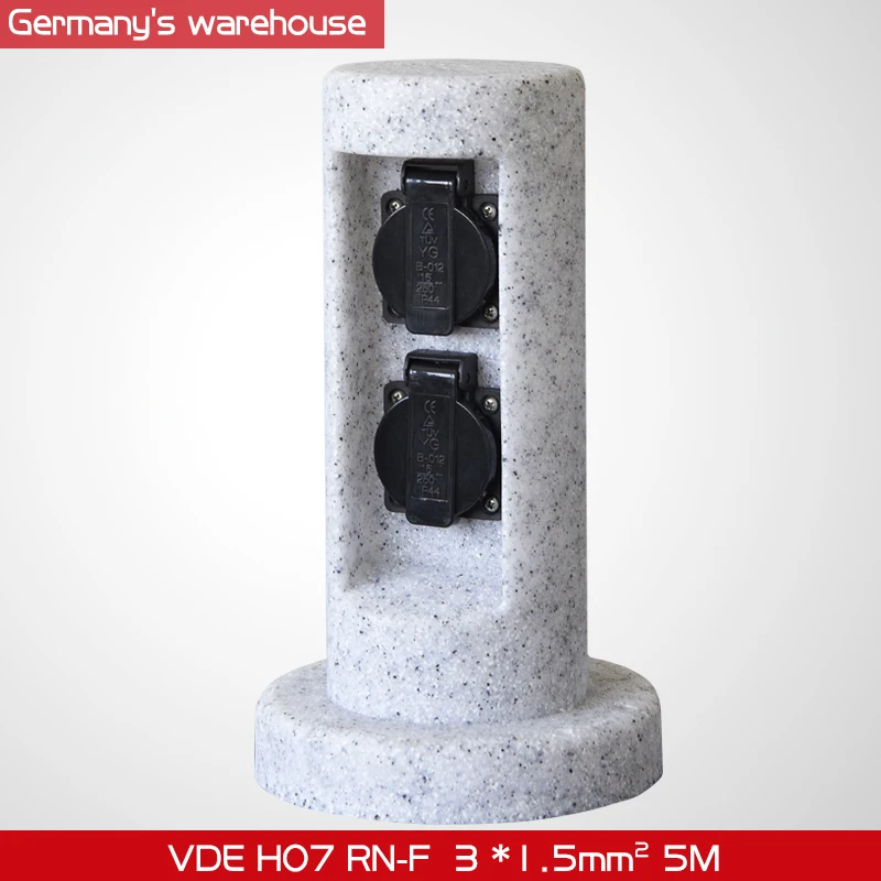 Bai Sheng Pe Waterproof Outdoor Socket Outlet Garden Villa Socket ...