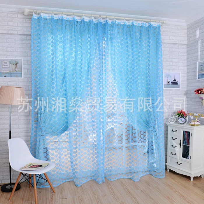 2016 soft fabric sheer tulle curtains for bedroom window Curtains for ...