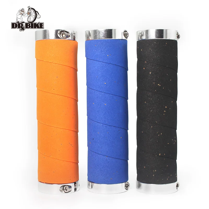 Dr-Bike-Soft-EVA-PU-Bicycle-Lock-on-Grips-l-Handlebar-Cover-with-Cork ...