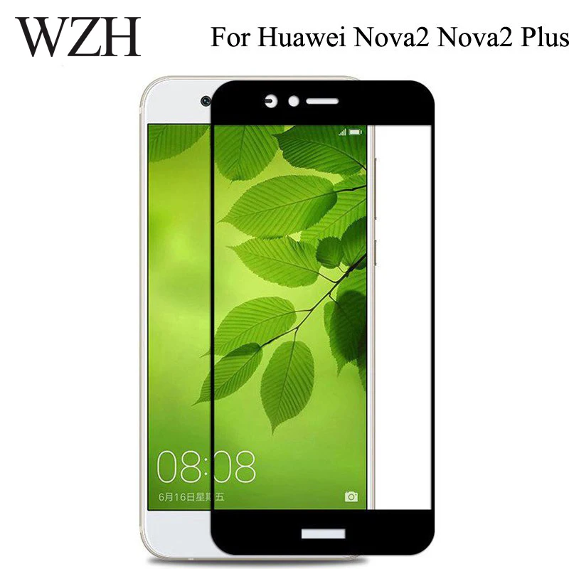 Закаленное стекло для huawei nova 2, Защитная пленка для экрана, полное покрытие, huawei nova 2 ...