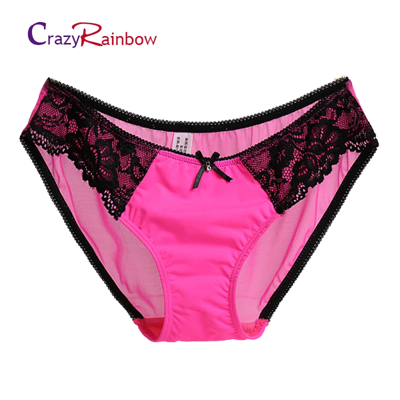 women sexy lace panties seamless cotton breathable underwear Hollow briefs Plus Size girl new ...