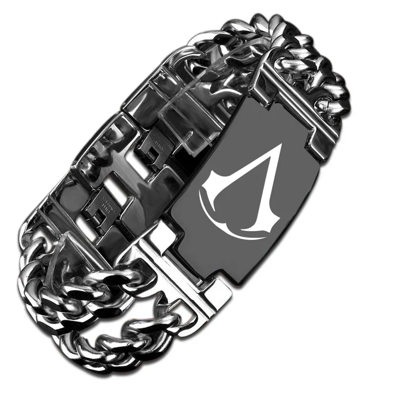Игра Assassins, титановый браслет, мужской Браслет-амулет, Крид ...