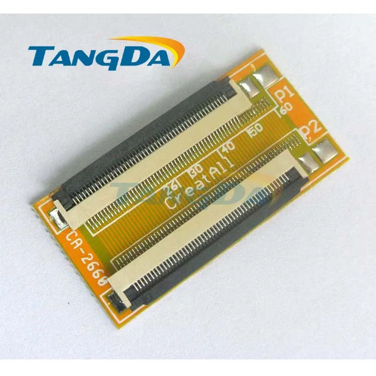Tangda 커넥터 TFT LCD 화면 FPC FFC 0.5mm 간격 연장 케이블 와이어 연장 어댑터 플레이트, 54p 54 핀 ...