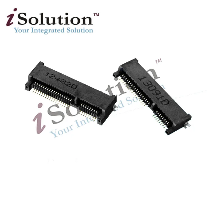 10PCS MINI PCIE PCI E connector msata socket 52pin Height: 4.0mm 5.2mm ...