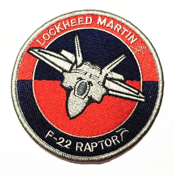 Lockheed Martin Patch Embroidery Raptor F22 Tactical Patch Military ...