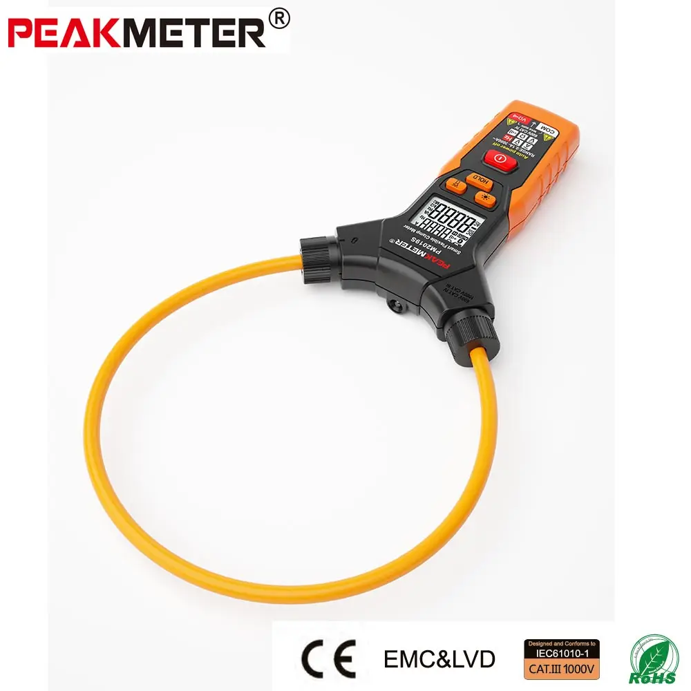 PEAKMETER PM2019S Smart AC Digital Flexible Clamp Meter Multimeter ...