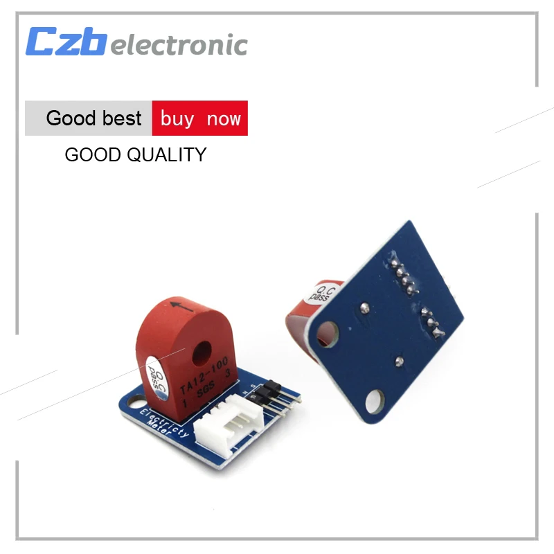 1 Pcs Ac 0 5a Analog Current Meter Module Ac Ammeter Sensor Board For