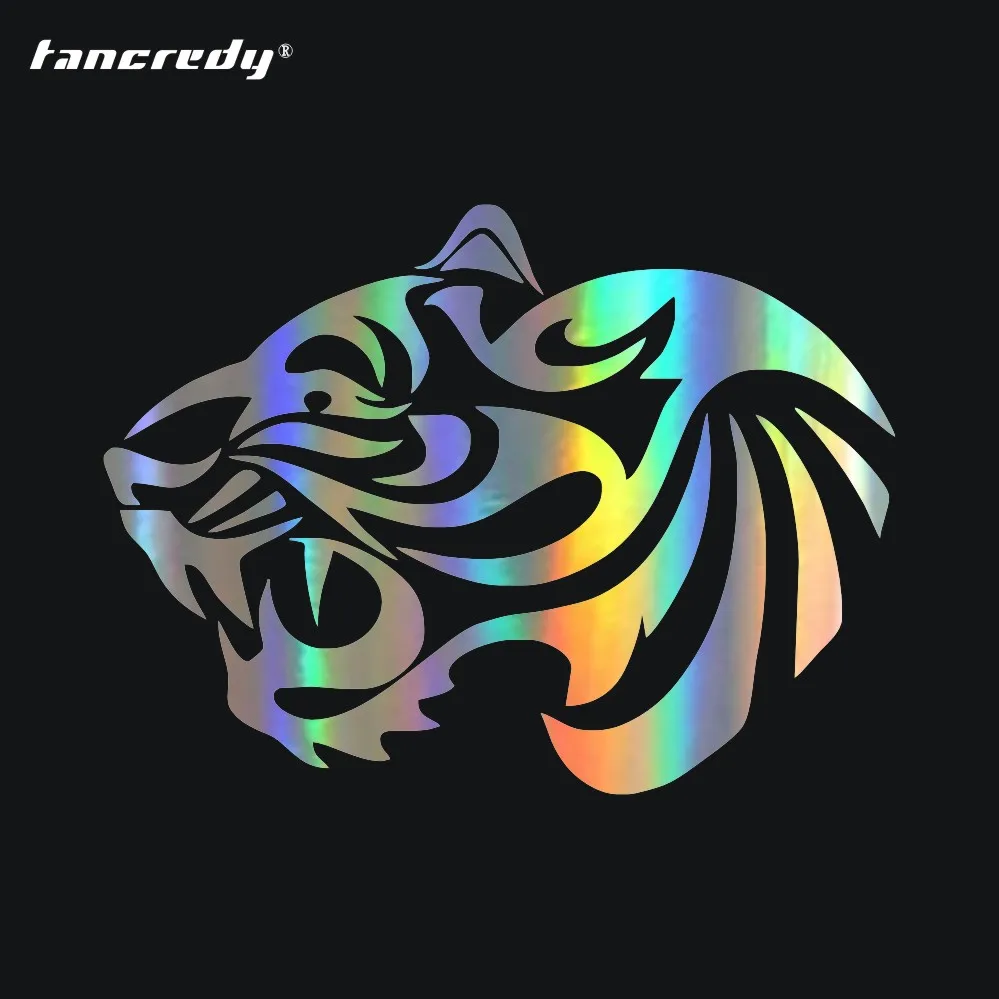 Tancredy FEARLESS TIGER Car Styling Decoration Door Body Window Vinyl ...