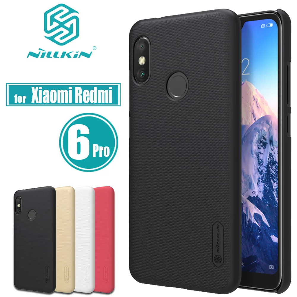 Xiaomi Redmi 6 Pro Cases Nillkin Frosted Matte Hard PC Plastic Phone ...