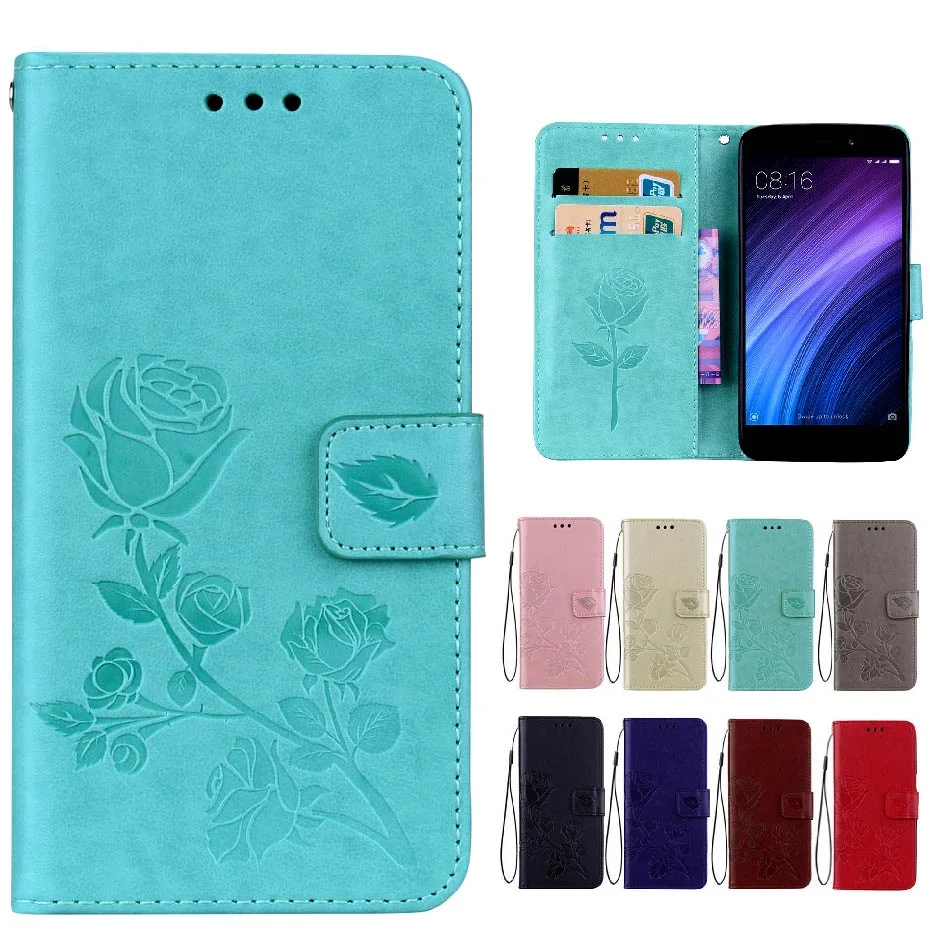 Cases For Xiaomi Redmi A4 Case Redmi 4A 4 A Luxury Leather Wallet Flip ...