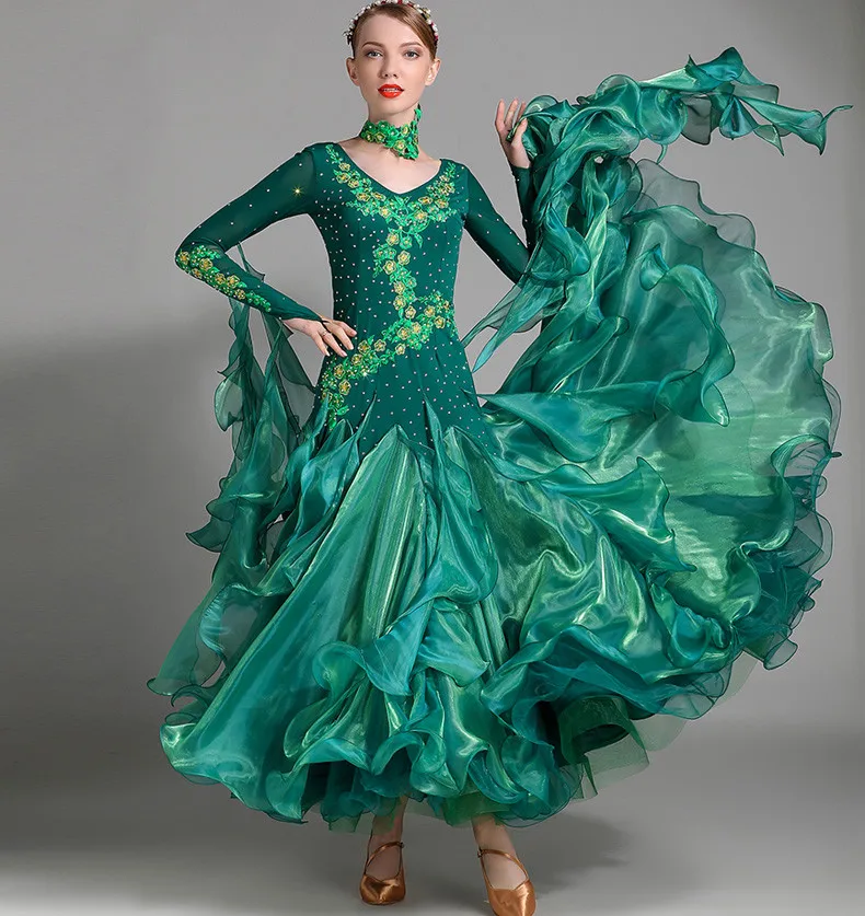 Стандартное бальное платье для женщин, для соревнований, стандартное ...