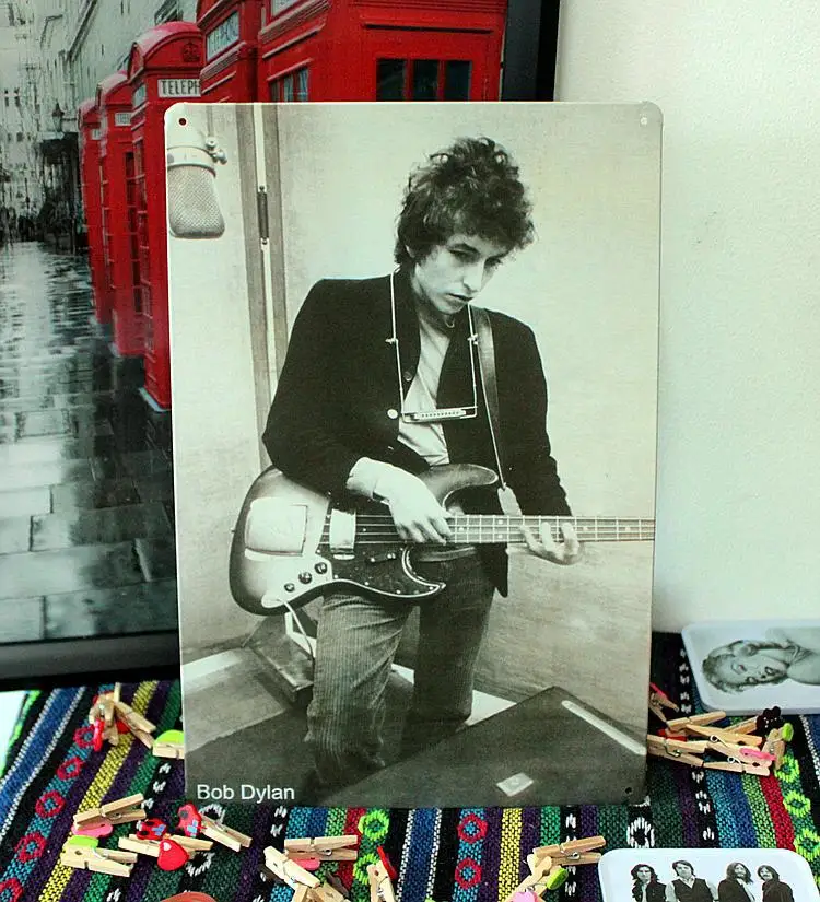 50pcs-lot-Metal-Sign-shabby-chic-Bob-Dylan-Guitar-Singer-Retro-Metal ...