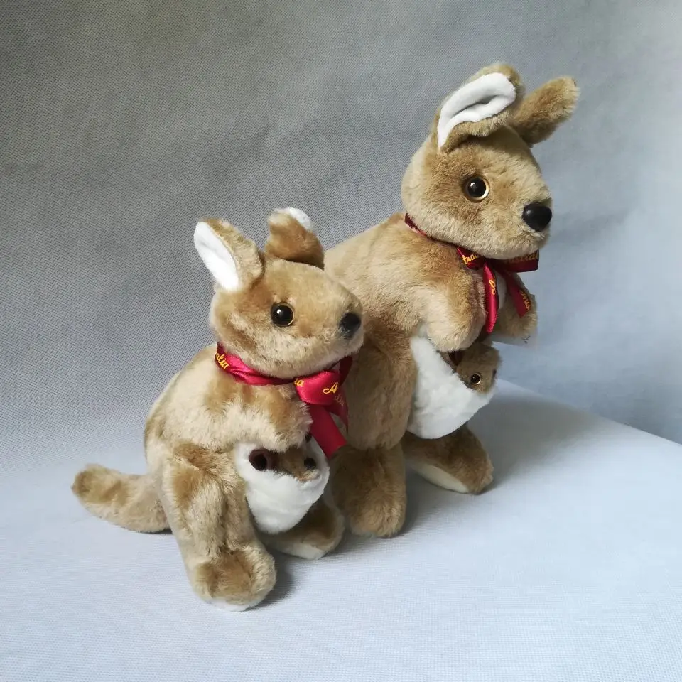 lovely kangaroo plush toy about 20cm and 27cm kangaroos doll gift h0457 – WhiteBlack Store