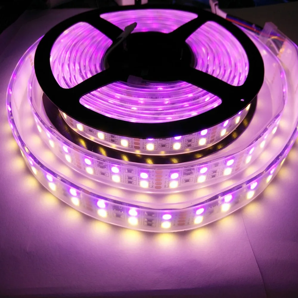 Double-row-600LED-FREE-DHL-50m-lot-5050-RGBW-LED-strip-RGB-WW-RGB-CW ...