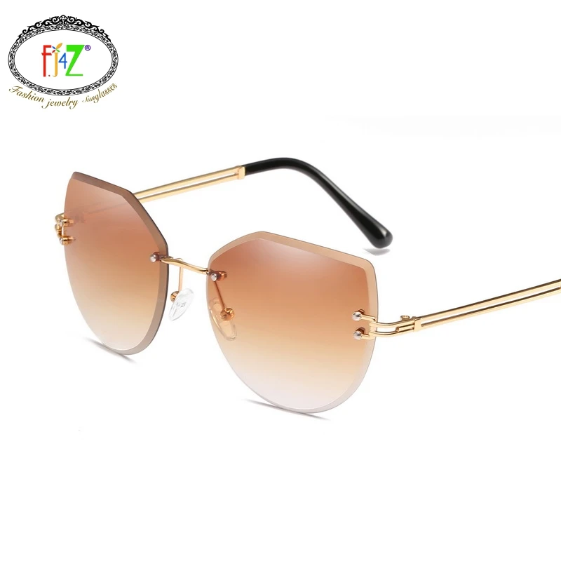 F.J4Z Top HD Clear Gradient Ocean Lens Female Sunglasses Hot Fashion ...