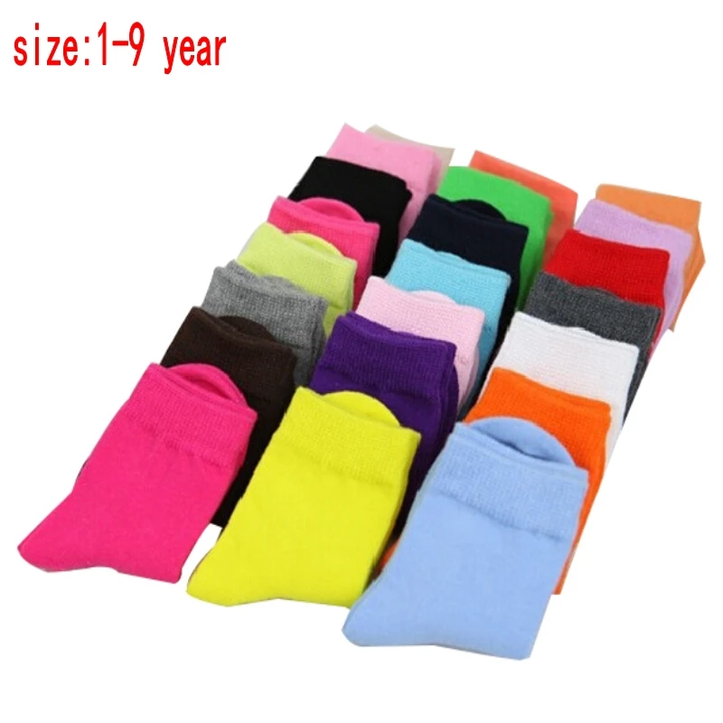 5-pairs-1-lot-spring-autumn-candy-color-cotton-children-socks-boys ...