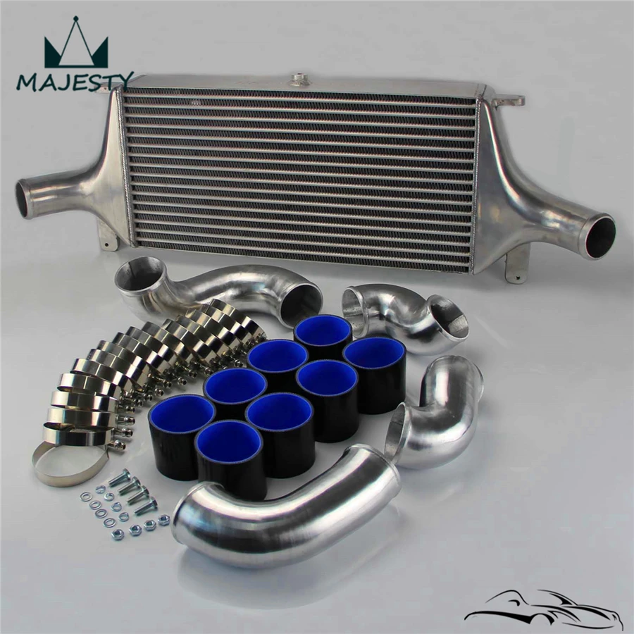 COMPLETE FRONT MOUNT INTERCOOLER KIT FIT SKYLINE R33 R34 GTR RB26DETT ...