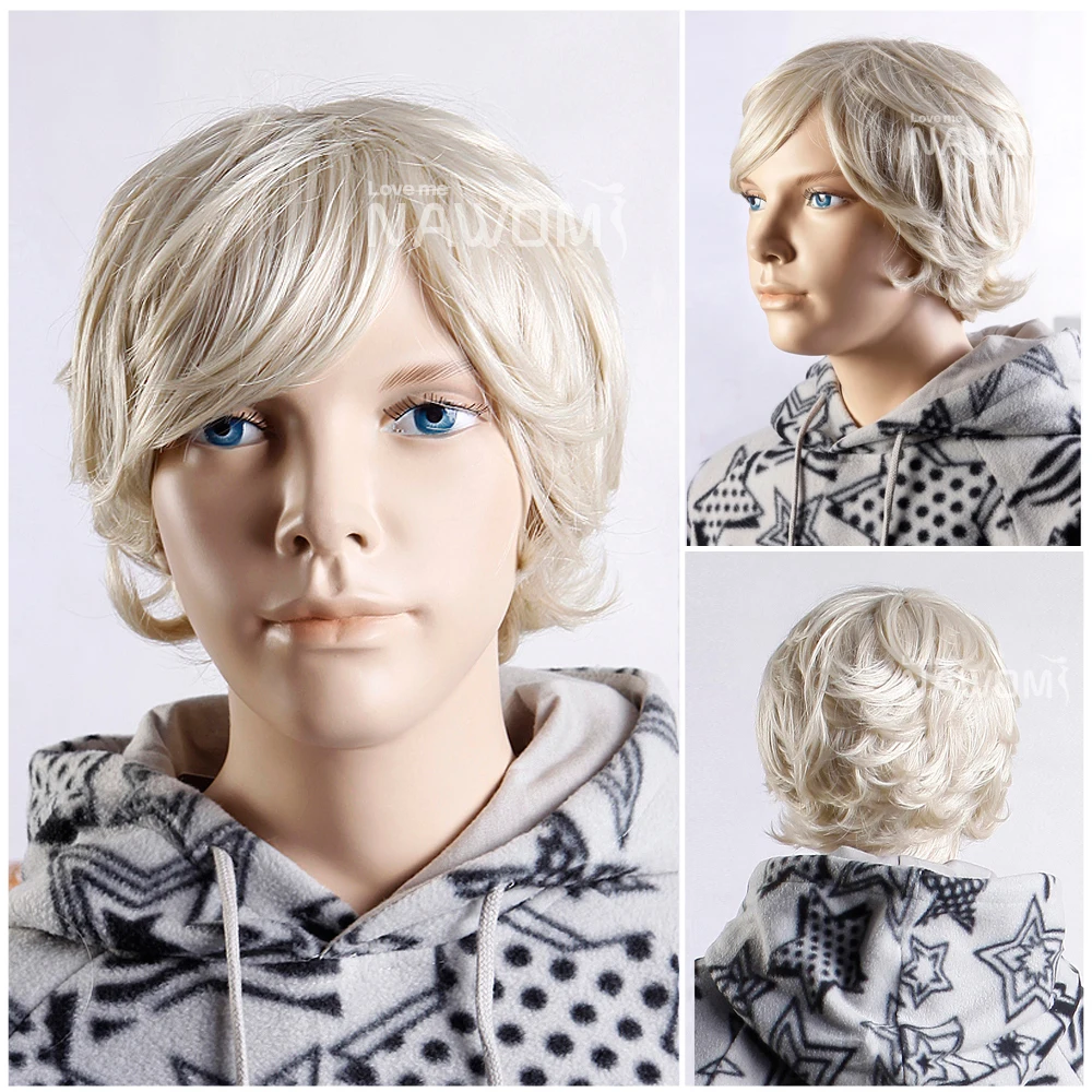 Small medium style wig for boys|wig cap brown|cap thermostatcap wig ...