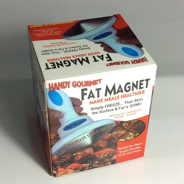 Handy Gourmet Fat Magnet Removes Fat Floating Greasy Food Surfaces ...