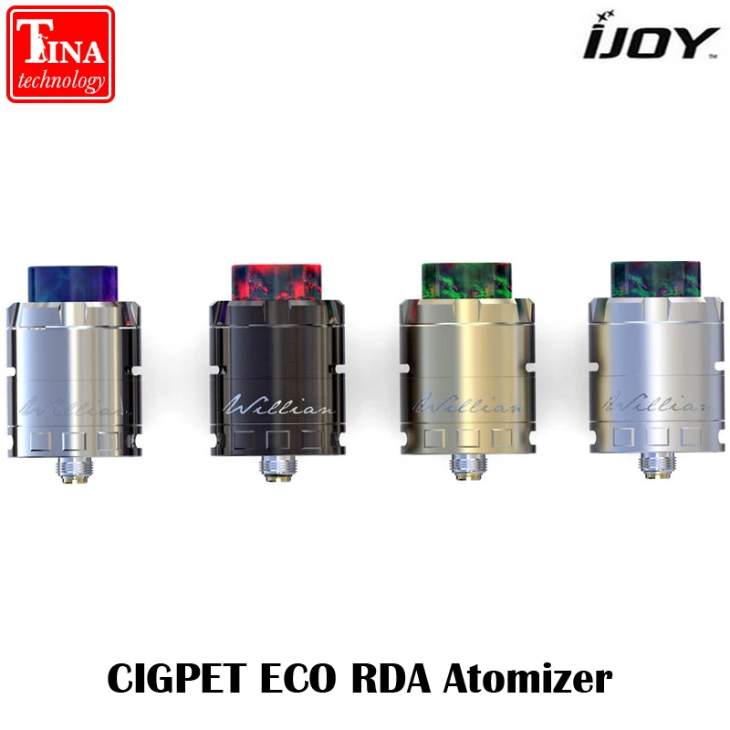 Original CIGPET ECO RDA Atomizer E cig Rebuildable Atomizer 510 Thread ...