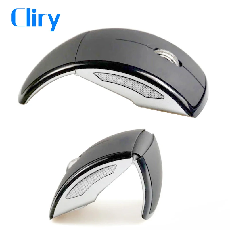 Cliry 2.4G Folding Wireless Optical Mouse computer cordless ...