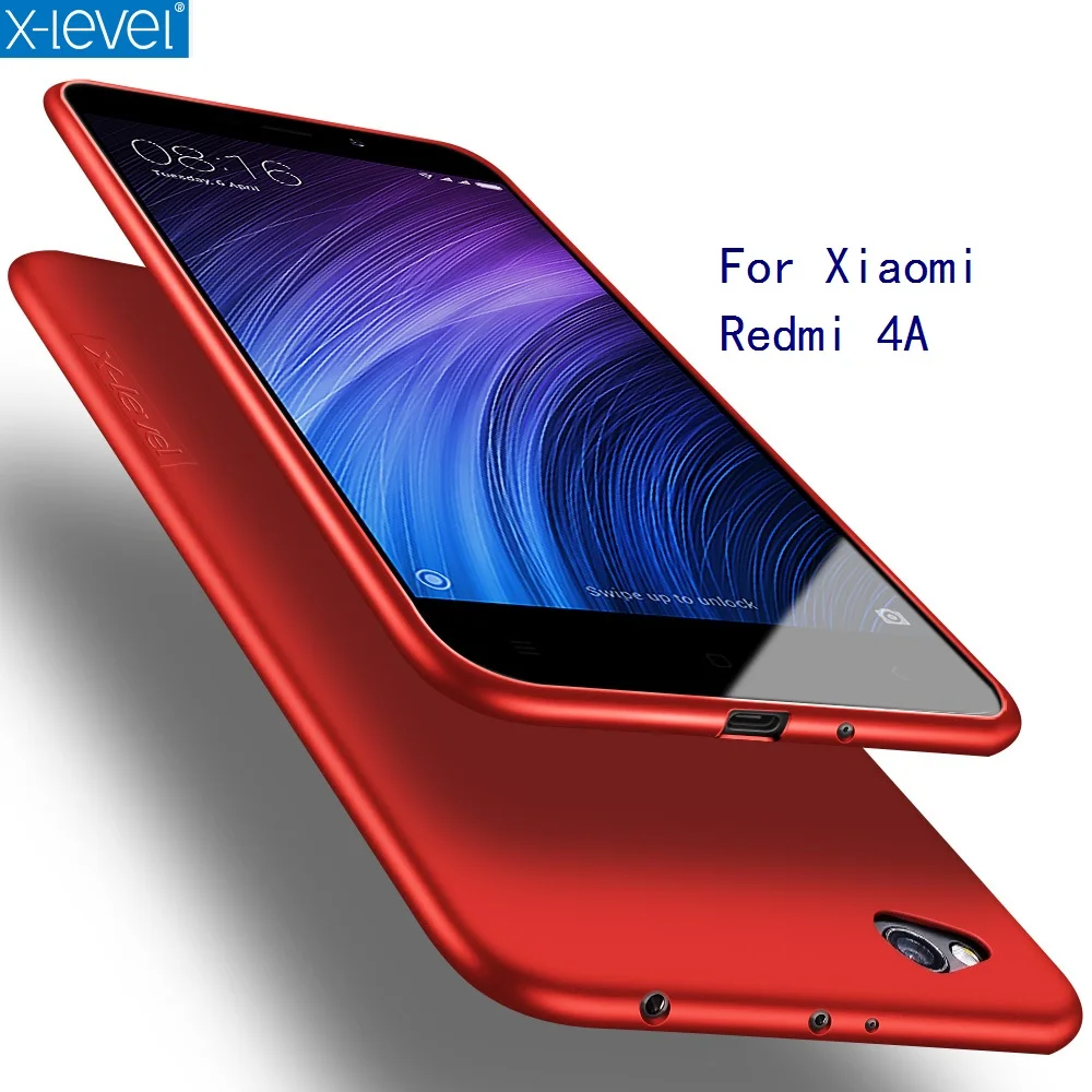Ultra thin Soft Matte TPU Case for Xiaomi Redmi 4A X Level Scrub Back ...