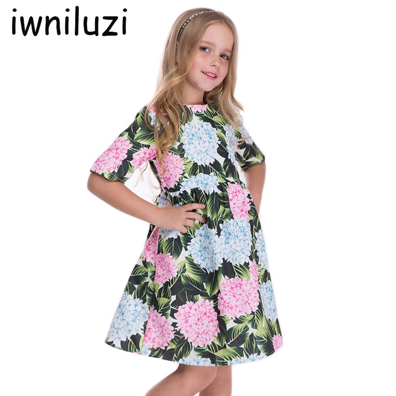 NEW Girls Dresses for Kids And Girls dress Party 2017 summer full ...