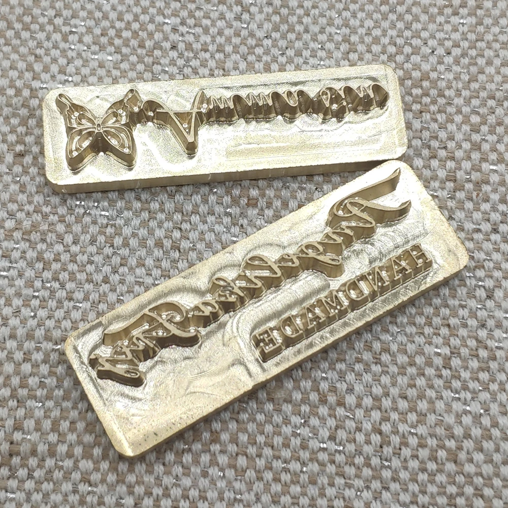 Custom Logo Embossing Leather Hot Stamping Foil Copper Mold For Leather ...