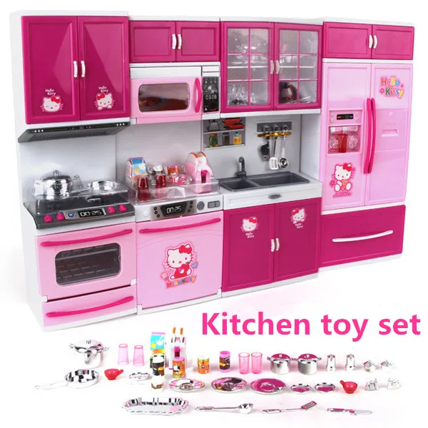 hello kitty kitchen toys DHL Pretend Play Toy Tableware large Cooking ...