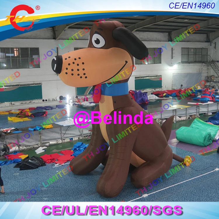 Free air shipping, giant 4m/6m/8m inflatable dog cartoon, custom ...