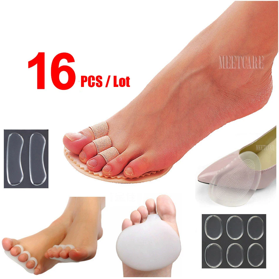 16-Pcs-Relief-Pain-Soft-Bunion-Splint-Hallux-Valgus-Corrector-Alignment ...