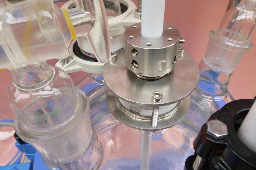 100L,Explosion Proof Jacketed Glass Reactor, Chemistry Reaction Vessel ...