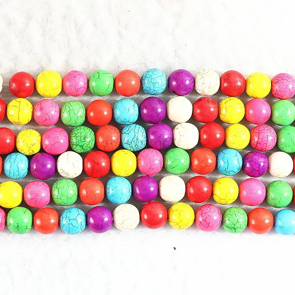 Fashion-Rainbow-Color-Synthetic-Calaite-Turquoises-Stone-4mm-6mm-8mm ...