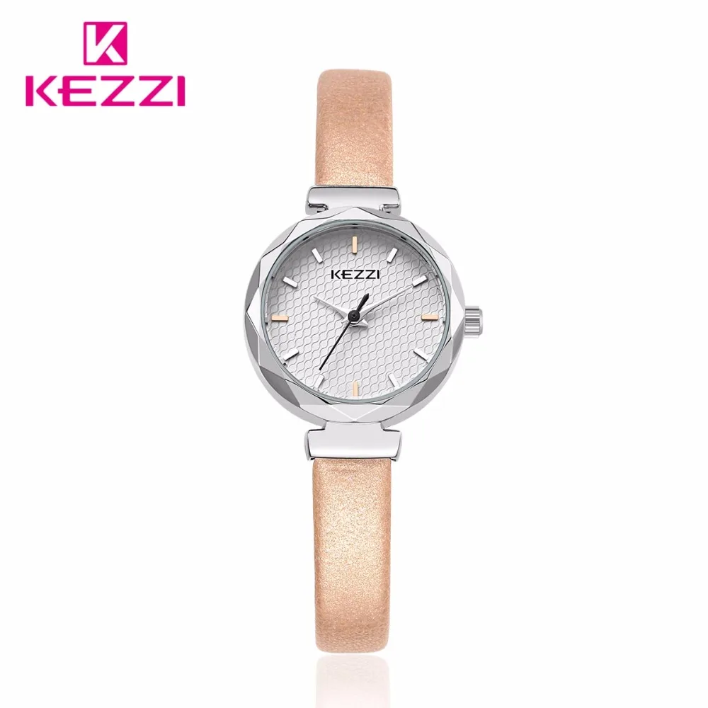 Small Dial Simple Fashion Leather Waterproof Quartz Watch Women Watches ...