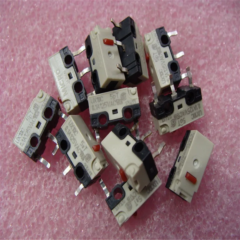 5PCS/LOT original Made in Japan Honeywell MICRO UX10C red dot mouse ...