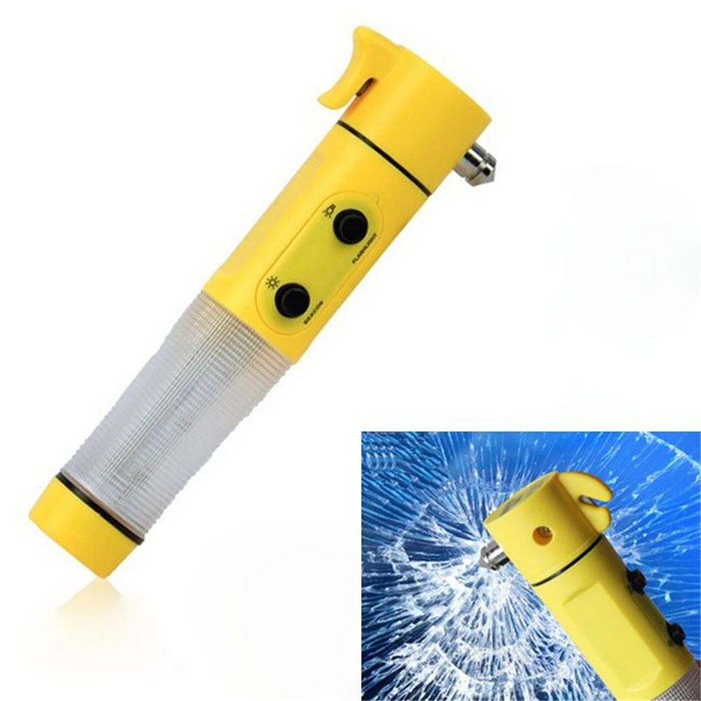 Mini Car Safety Hammer Car 4 in 1 Emergency Safety Tool Window Breaker ...
