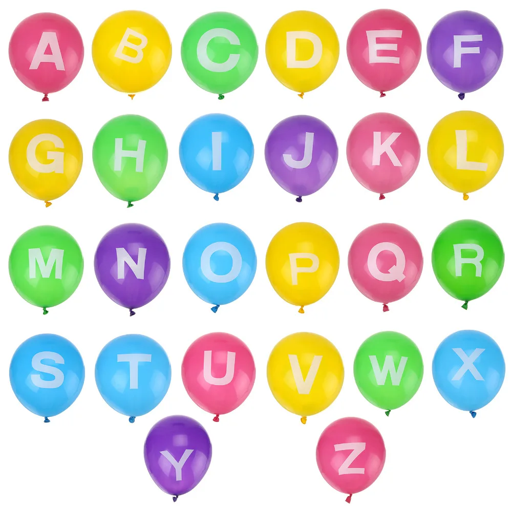 Balloon Character English Letters Balloons for Party Decoration ...